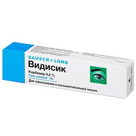 Видисик, гель глазной , 10 г - купить, цена и отзывы, Видисик, гель ...