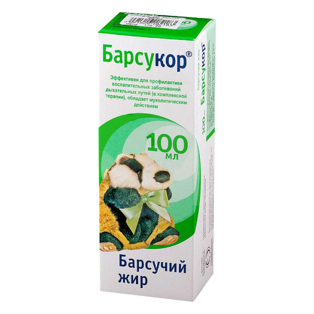 Барсучий жир Барсукор 100 мл 1 шт - купить, цена и отзывы, Барсучий жир ...