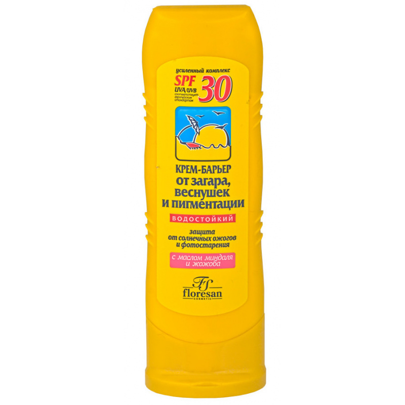 Флоресан Крем-барьер от загара, веснушек, пигментации SPF30 125 мл 1 шт ...