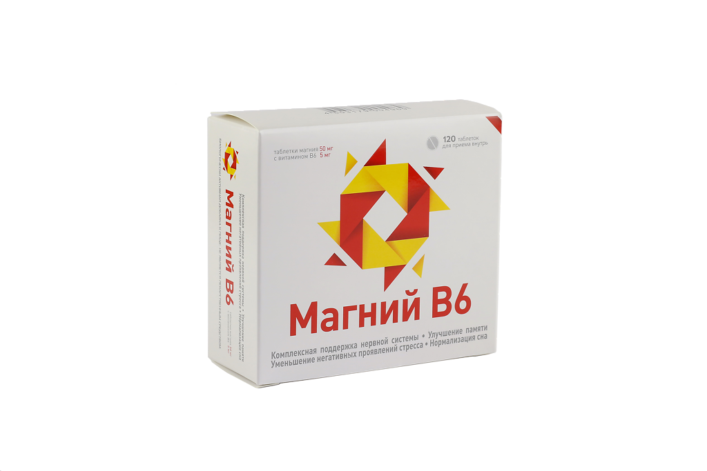 Магний В6 таблетки массой 0,44 г 120 шт - купить, цена и отзывы, Магний ...